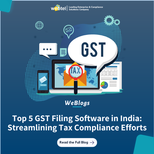 Top 5 GST Filing Software in India: Streamlining Tax Compliance Efforts